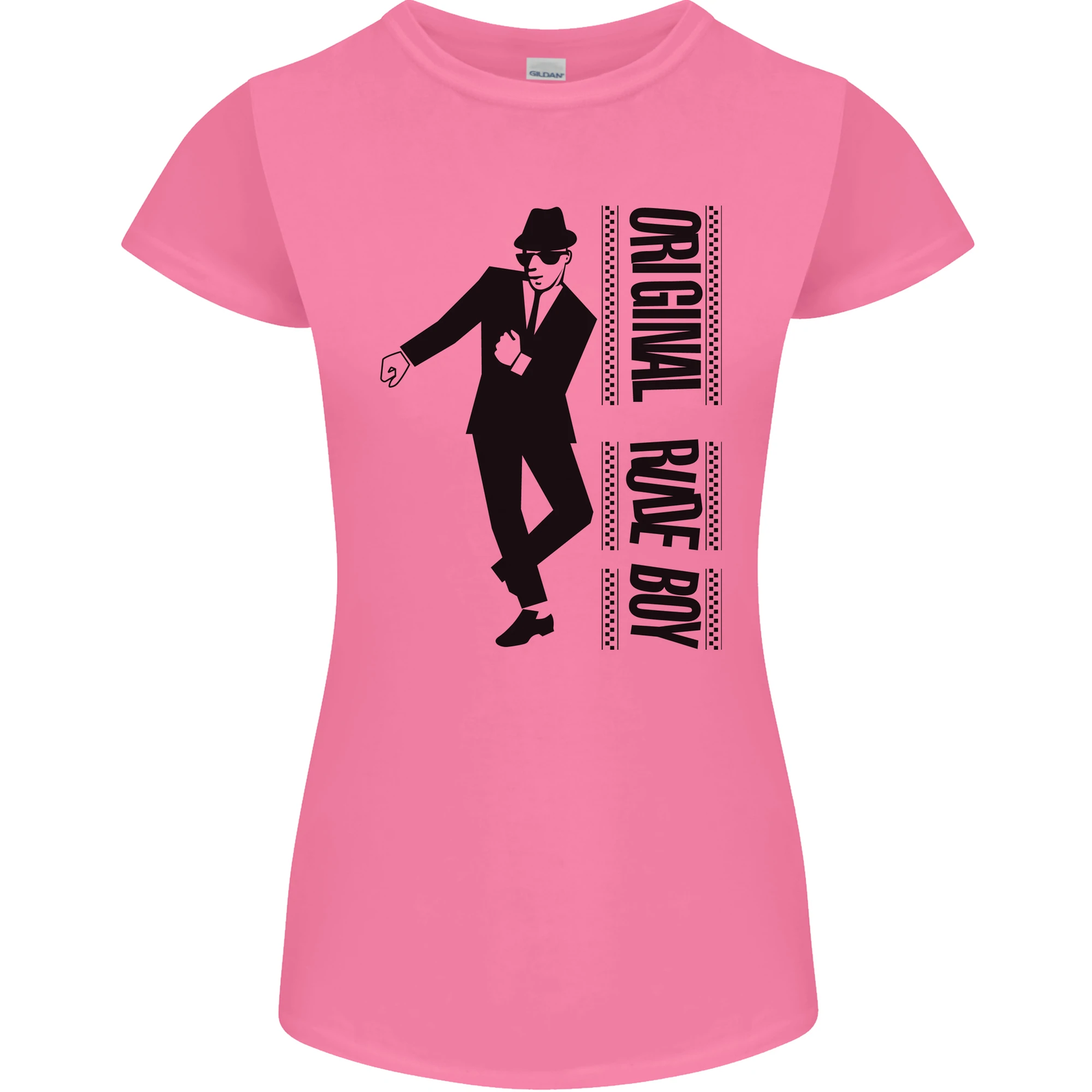 Original Rude Boy 2Tone 2 Tone SKA Womens Petite Cut T-Shirt | eBay