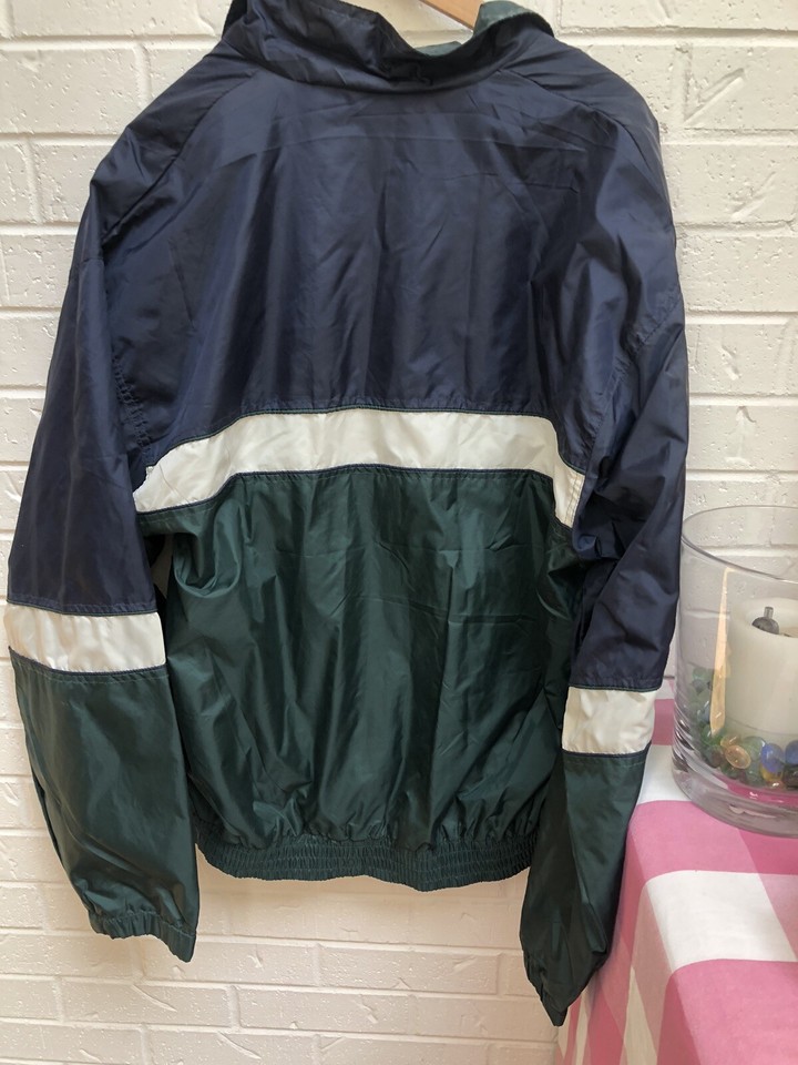 Rawlings NWT Mens Front Zip Multi Colored Nylon Water Resistant Jacket ...