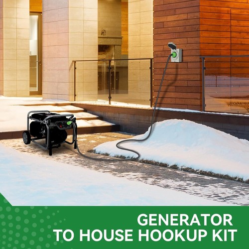 Stable Power Supply Kit: Generator Cord & Inlet Box | eBay