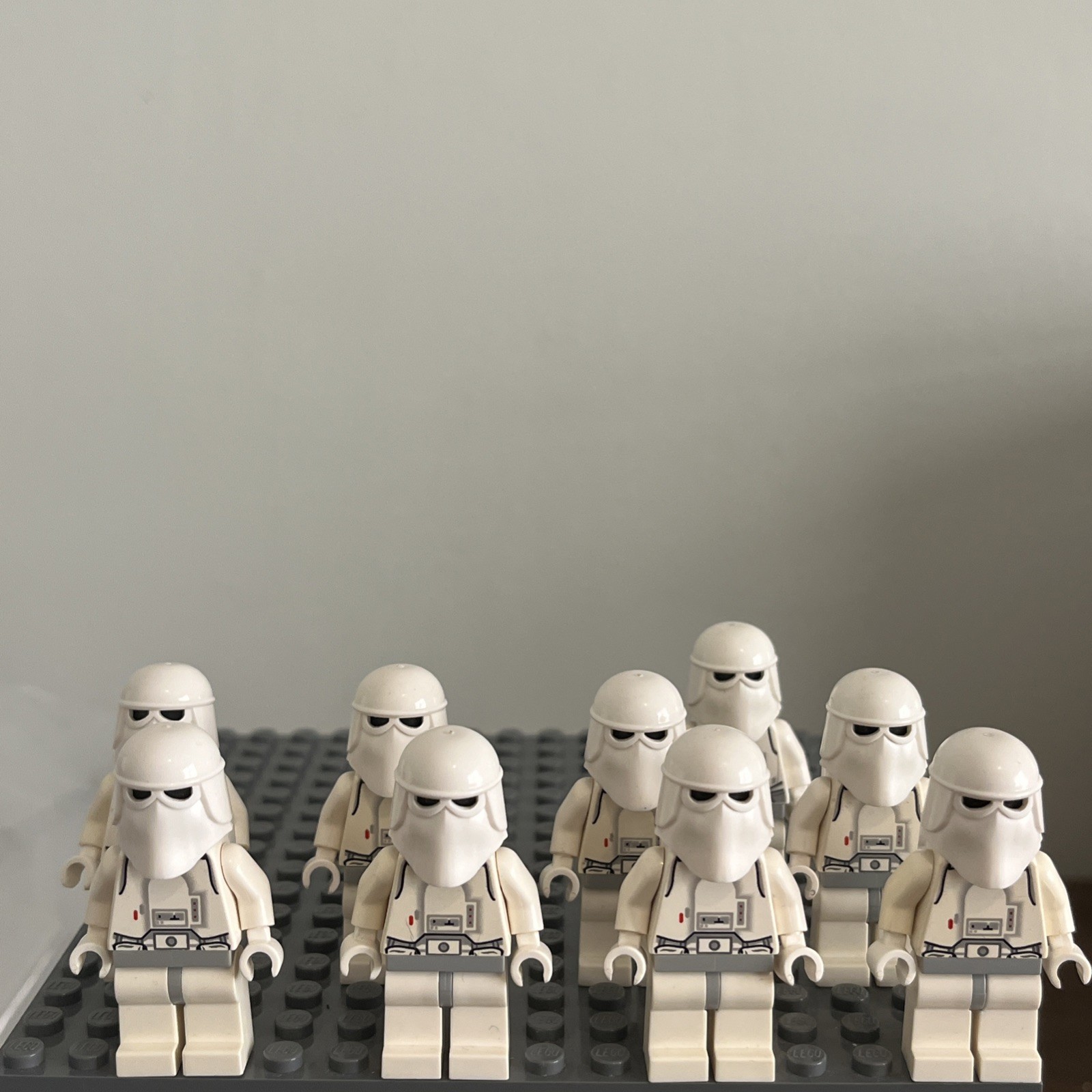 vintage Lego Star Wars Snow Troopers Lot Of 9 Sw0101 & 2 SW0115 - 2C ...