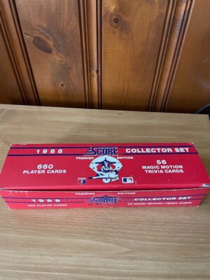 1988 Score Major League Baseball Card Complete Set - Two sets available ...