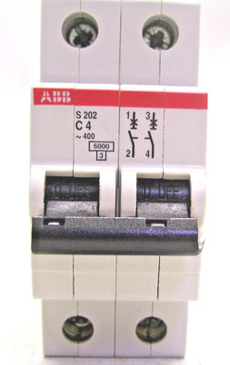 ABB Circuit Breaker S202-C4 60 Day Warranty!! | eBay