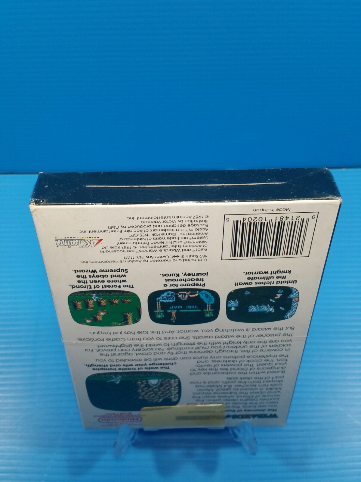 Brand New-Factory sealed H-Seam.Nintendo NES Wizards & Warriors game ...