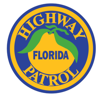 4 Inch Non-Reflective Florida Highway Patrol State Police Logo Sticker ...