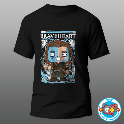 MENS BRAVEHEART INSPIRED T-SHIRT BNWT FUNKO STYLE MOVIES | eBay Australia