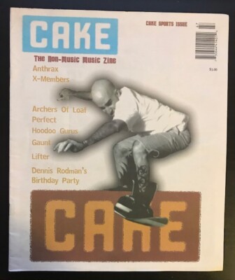 CAKE MAGAZINE - ANTHRAX-HOODOO GURUS-X-MEMBERS-LIFTER-DENNIS RODMAN #44 ...