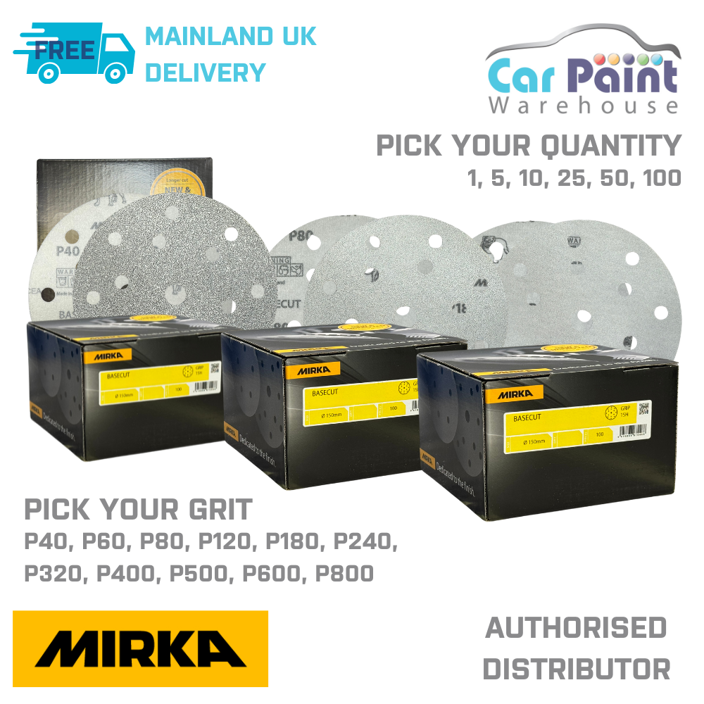 Mirka 150mm Autonet Mesh Sanding Discs 50 Velcro Mirka Dust Free