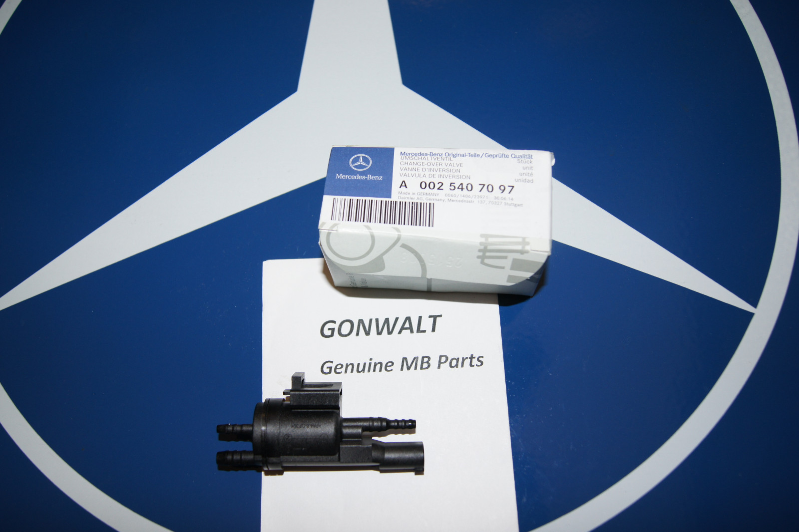 Mercedes-Benz 0025407097 Genuine OEM Factory Original Control Valve for ...