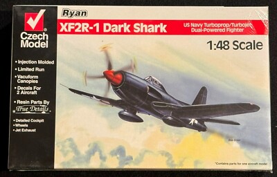NEW SEALED CZECH MODEL 1:48 RYAN XFR-1 DARK SHARK PLASTIC AIRCRAFT ...