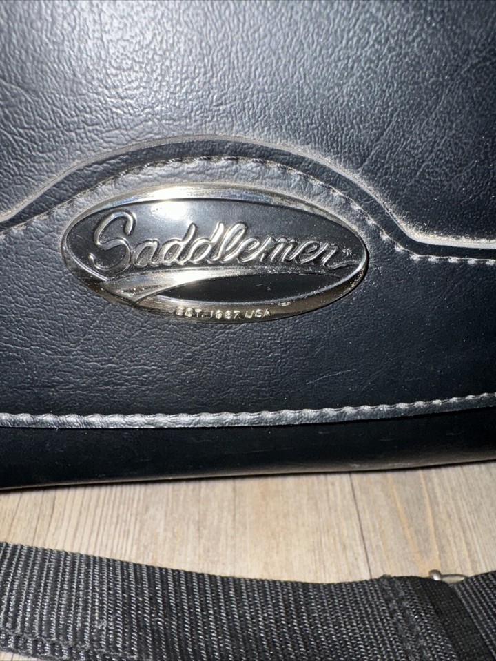 Saddlemen Vintage Deluxe Roll Bag Motorcycle Luggage Large Turnlock ...