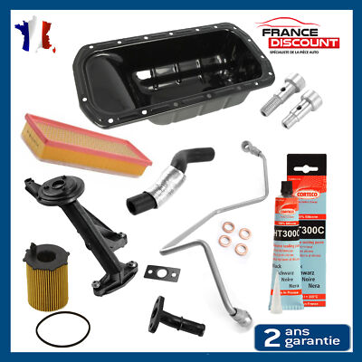 Carter + Kit Montage Turbo + Filtre prévu pour C2 C3 C4 1.6 HDI 110 ...