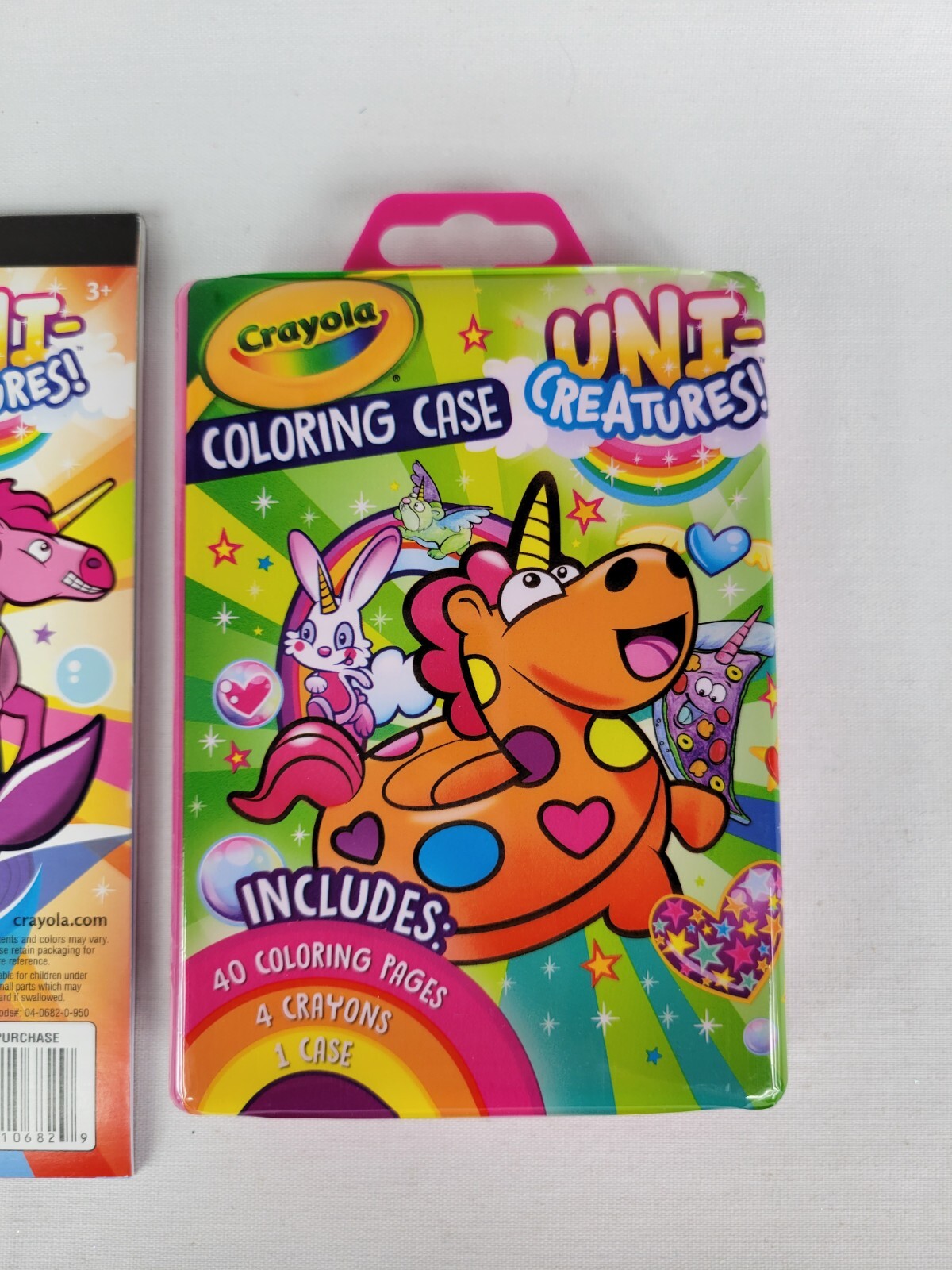 Set of 2 Crayola Color Items: Uni-Creatures Coloring Case & Sticker ...