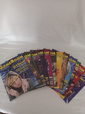 Game Room magazine, published 2008,12 issues, Jan. thru Dec. In color ...