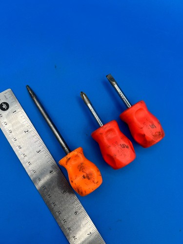 Snap-on Tools Flathead Phillips Screwdriver Mixed Set 3 Pcs USA T-9-31 ...
