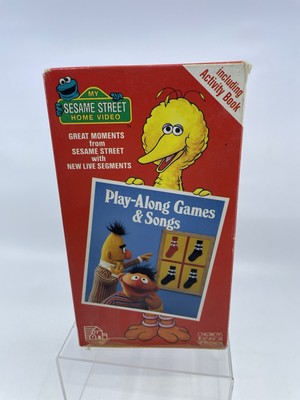 Sesame Street - Play-Along Games & Songs VHS 1986 FAMILY CHILDRENS ...