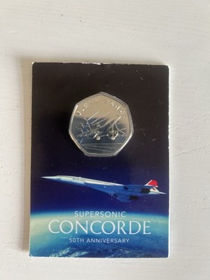 Concorde 50th Anniversary 50p Coin 2019 Guernsey | eBay UK