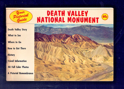 Death Valley National Monument Your Pictorial Guide Color Photo Book ...