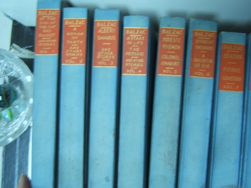 The Works of Honore De Balzac 1915 36 Volume Set | eBay