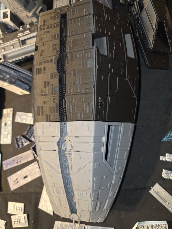 Modern BATTLESTAR GALACTICA Battlestar Pegasus 35" Ship 3 Feet Long ...