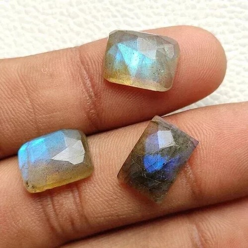 Labradorite Rectangle Rose Cut 5x7mm To 12x16mm Natural Calibrated ...