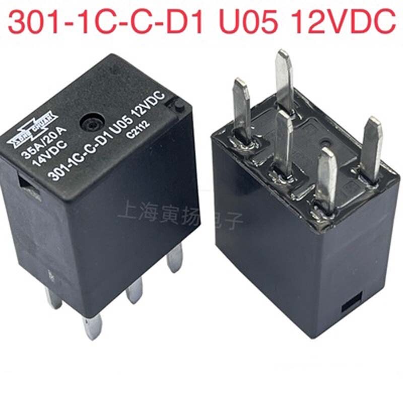 SONGCHUAN Automotive Relay 301-1C-C-D1 U05 12VDC 5Pins | eBay