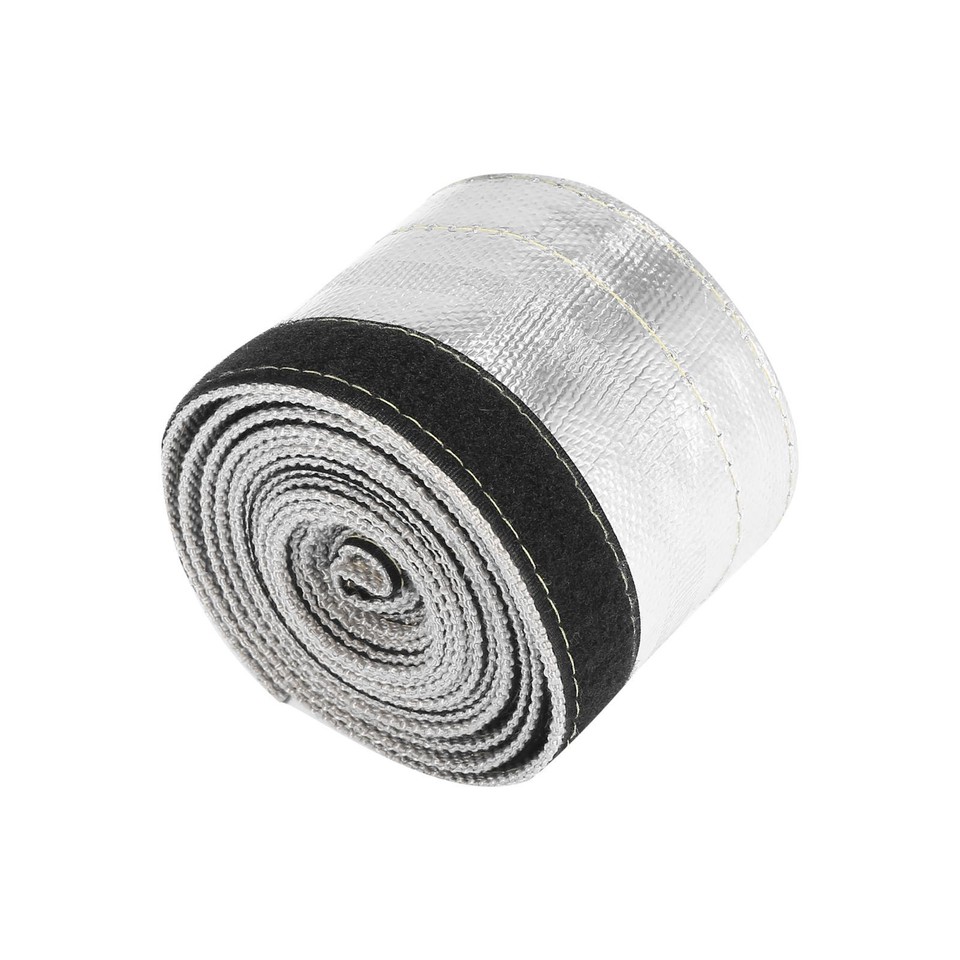 Car Fuel Lines Heat Shroud 5/8" ID 10ft Aluminized Sleeving Insulated ...