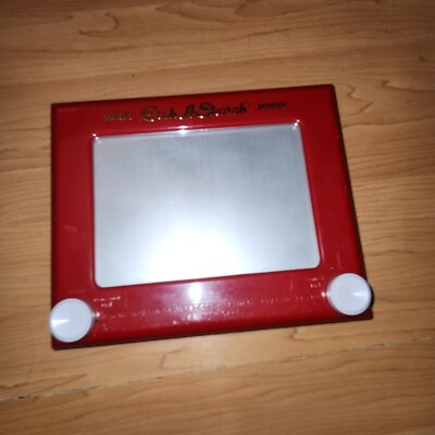 Etch A Sketch Magic Screen Toy Red Working 33700 2016 | eBay