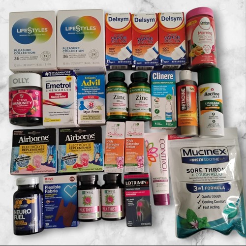 Wholesale Supplements Lot 25 Assorted Vitamins Medicines Health New ...