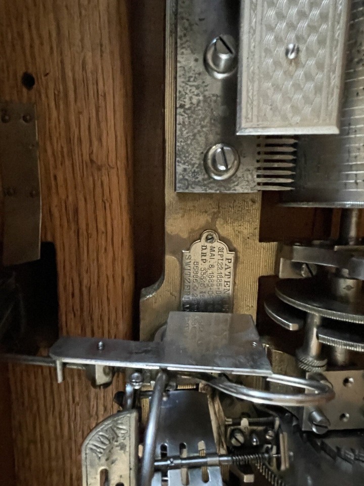 Amazing 19th Century Original Mermod Freres Music Box With Original ...