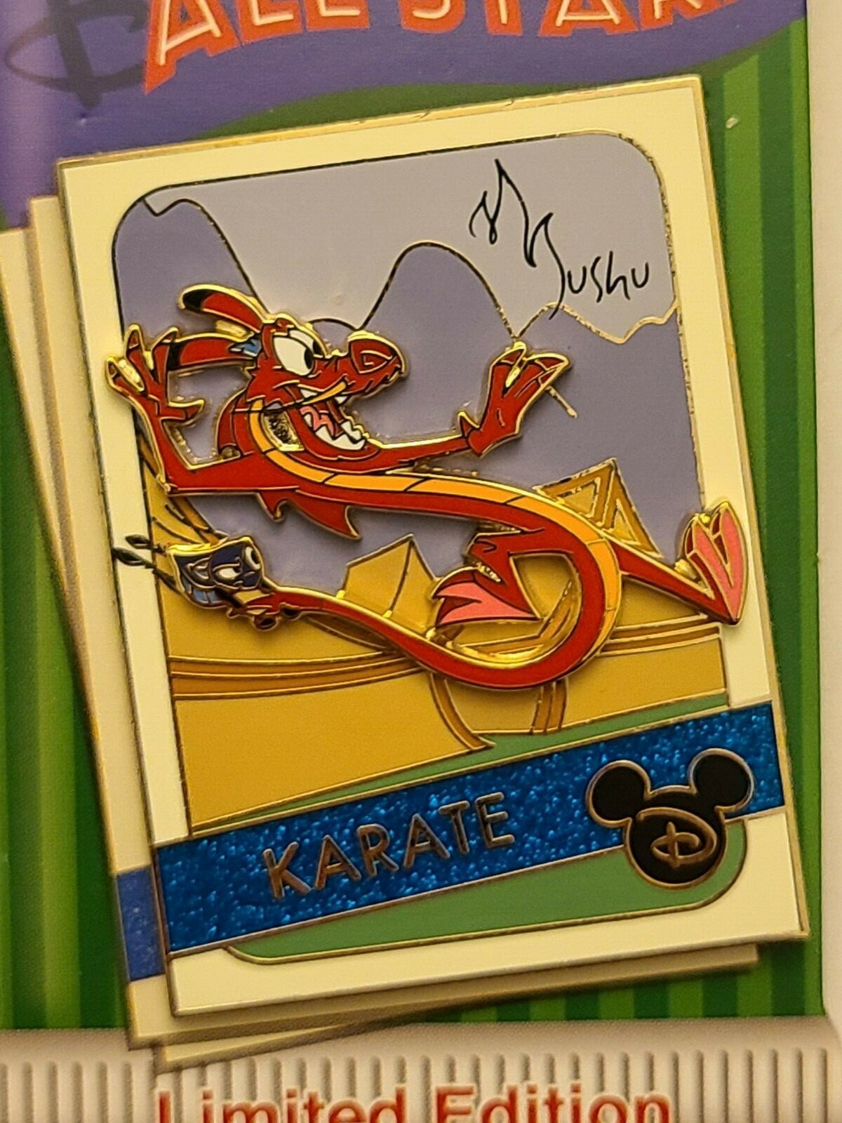 Disney Mulan MUSHU Karate All Stars Sports Card Series LE Pin ORDER ...