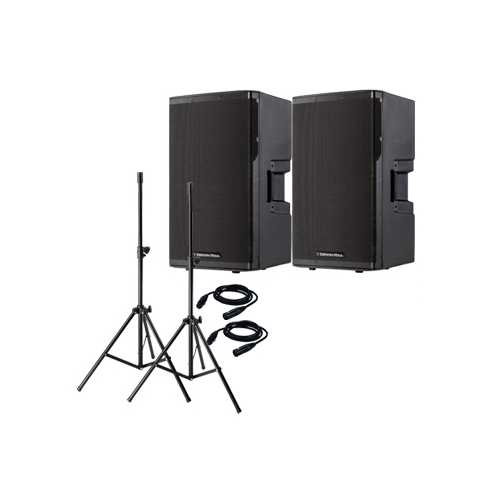 2 Cerwin Vega CVX-15 Pair Package with Speaker Stands & XLR Cables | eBay
