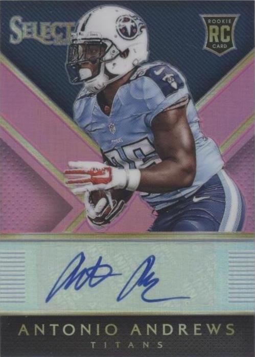 2014 Panini Select - Rookie Autographs Antonio Andrews #RA-AA Fuchsia ...