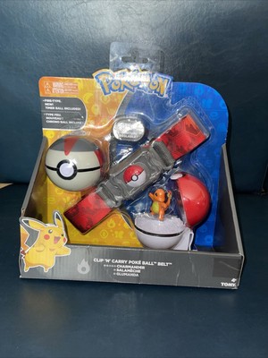 Pokemon Clip 'N' Carry Poke Ball and Timer Ball Belt - Charmander Tomy ...