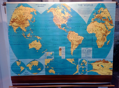 World Maps - Antique School Map