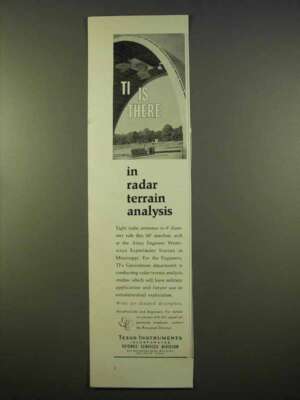 1963 Texas Instruments TI Ad - Radar Terrain Analysis | eBay