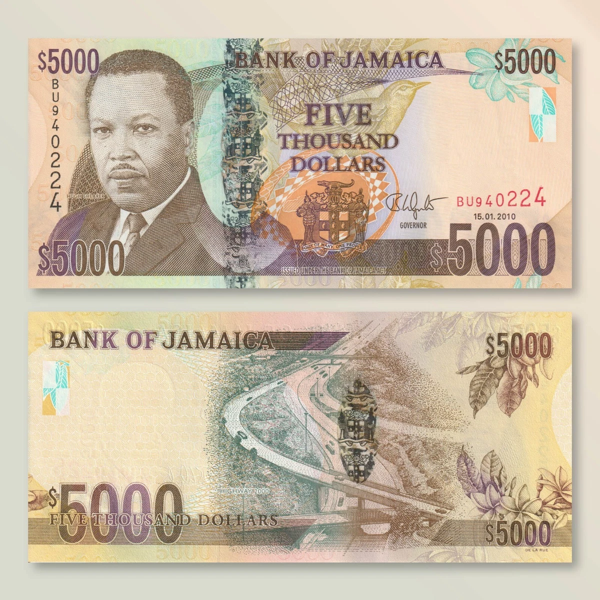 Jamaican Money 5000