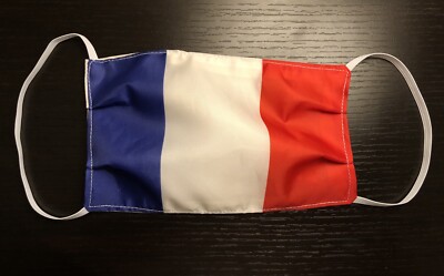 2 Pack France Flag Face Mask Washable French Flag BUY ONE GET ONE FREE ...