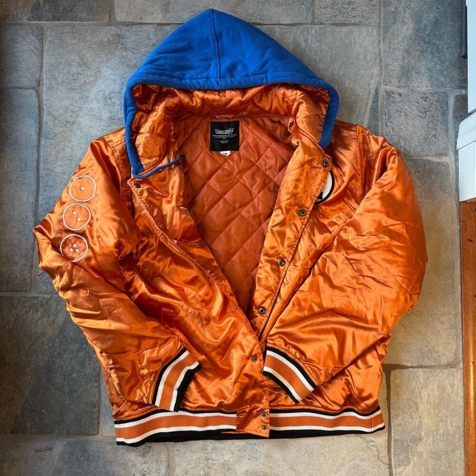 Dragon Ball Z Son Goku Embroidered Satin Coaches Jacket 2XL Anime ...