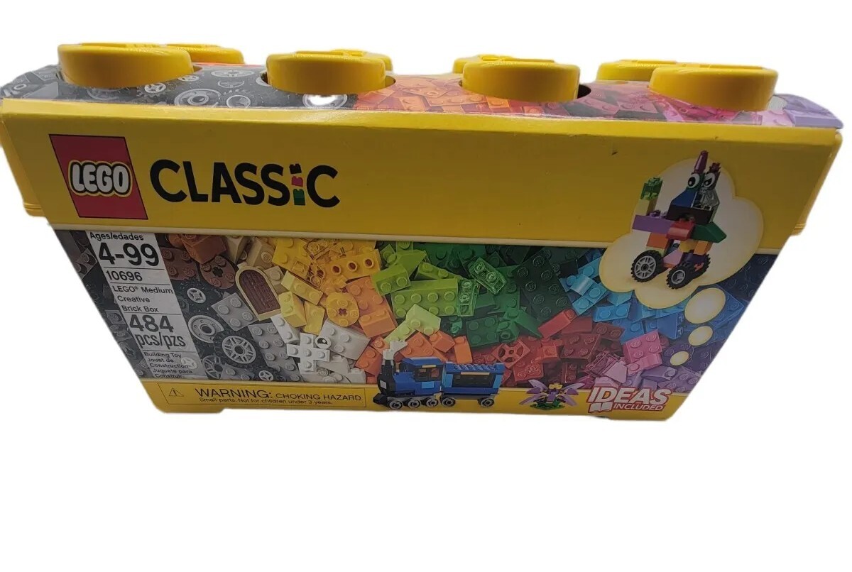 LEGO Classic Medium Creative Bricks Kids 484 Piece Building Box Set ...