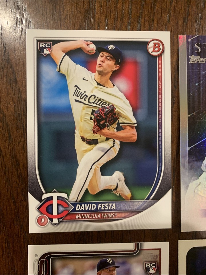 MN Twins Rookie Baseball Card Lot (9) Joe Ryan / Matt Wallner / Royce ...