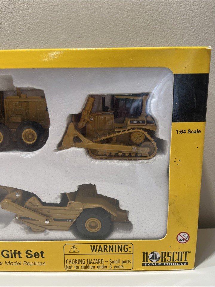 Vintage 2002 Cat Construction Set 1:64 Scale 55114 Norscot Not mint | eBay