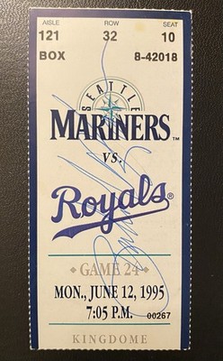 1995 SEATTLE MARINERS TICKET STUB - ALEX RODRIGUEZ “AROD” 1ST MLB HR | eBay