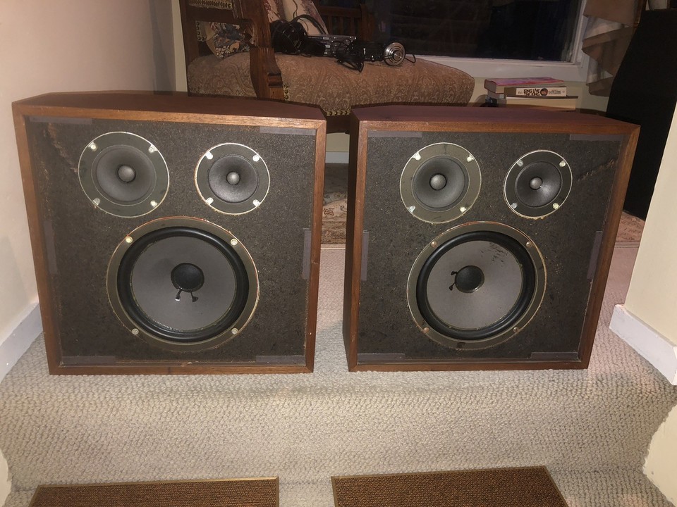 Wharfedale W35 Speakers Vintage Pair British HiFi Bookshelf Wood ...