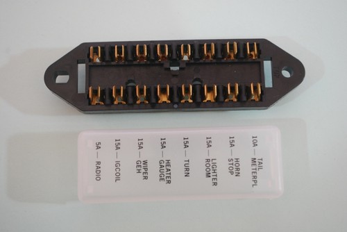 TOYOTA LAND CRUISER FJ40 FJ43 FJ45 BJ40 BJ43 HJ45 FUSE BLOCK AND COVER ...