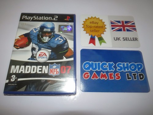 PS2 Madden NFL 07, UK Pal, New & Sony Factory Sealed | eBay