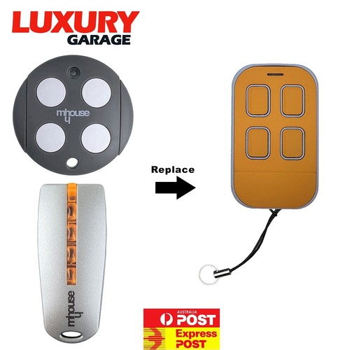 Mhouse/MyHouse Door Garage Gate Compatible Remote Control TX4 TX3 GTX4 ...