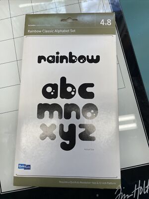QuicKutz Rainbow Classic Alphabet Set Cutting Dies NEW! | eBay