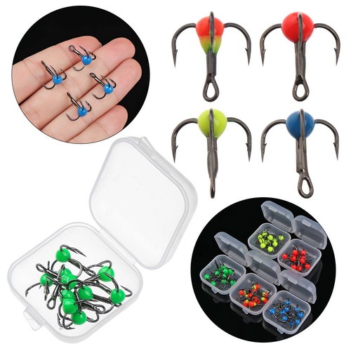 Overturned Barbed Winter Mini Fish Hook Three Anchor Hook Ice Fishing ...