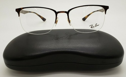 RAY BAN RB 6433 3001 EYE GLASSES FRAMES EYEWEAR 53-19-145 NEW W. CASE ...