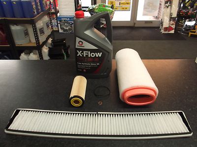 BMW 320D 318D (E46) SERVICE KIT OIL AIR CABIN FILTERS COMMA 6 LITRES ...